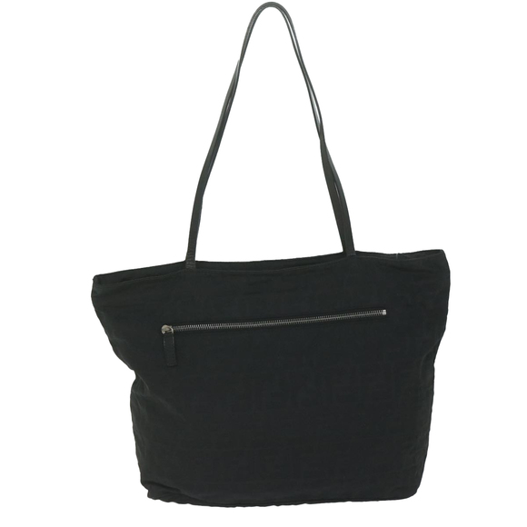Fendi | Bags | Fendi Zucca Canvas Tote Bag Black Auth Ar1225 | Poshmark